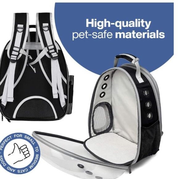 Cat | Cat Backpack Expandable Cat Carrier Bubble Window Ventilated Cat ...